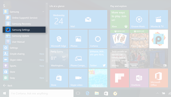 Changing the Brightness and Display Mode on the Notebook