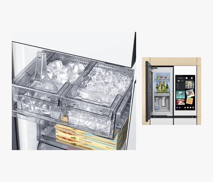 Bespoke 4-Door Flex™ Refrigerator (29 cu. ft.) with AI Family Hub+™ and ...