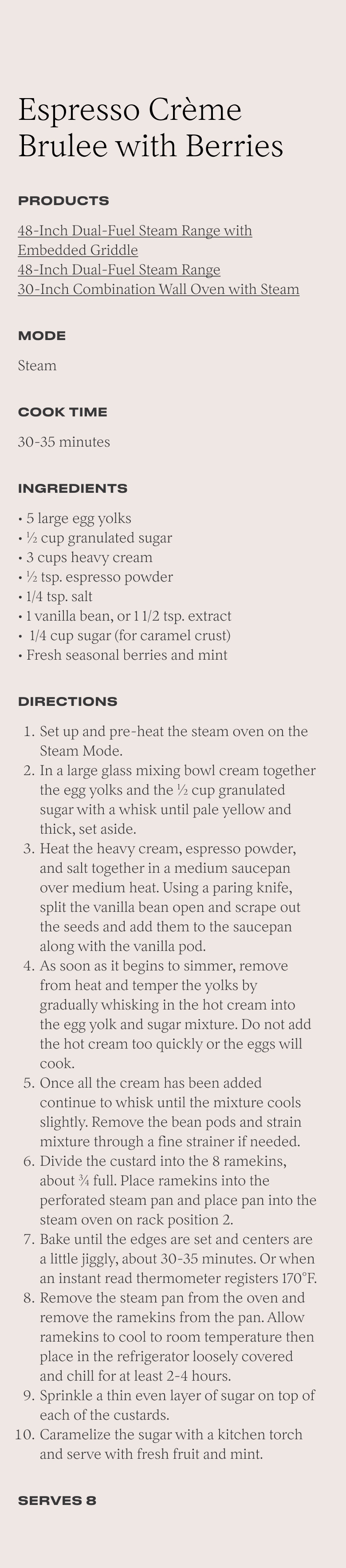 Dacor Exclusive Recipes | Inspiration Gallery Culinary-Luxury Kitchen ...