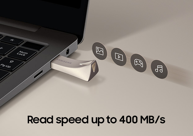 BAR Plus USB 3.2 Flash Drive 512GB Titan Gray Memory & Storage - MUF ...