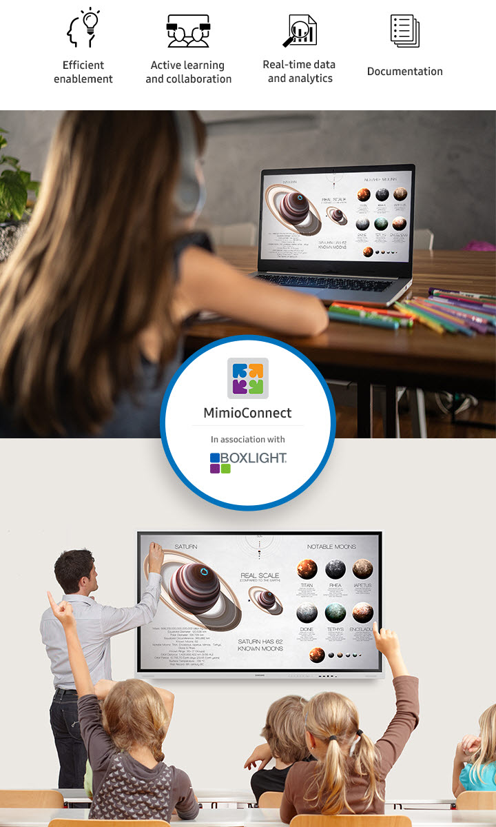 Samsung Interactive Pro 55" Interactive - LH55WMBWBGCXZA | Samsung US