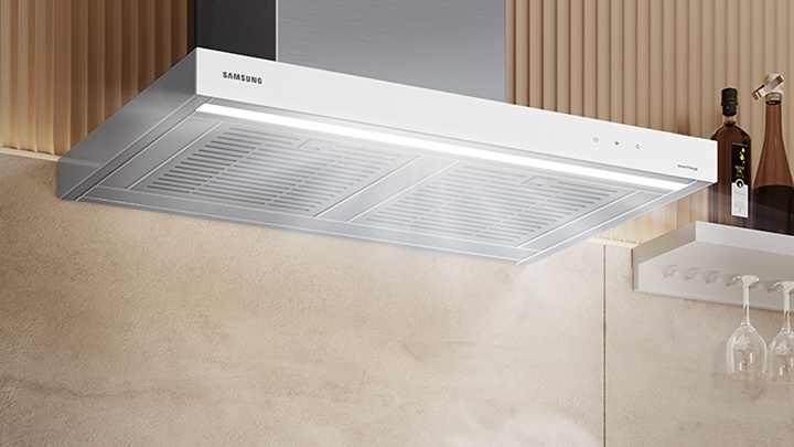 Bespoke Smart Wall Mount Hood 30" in White | Samsung US