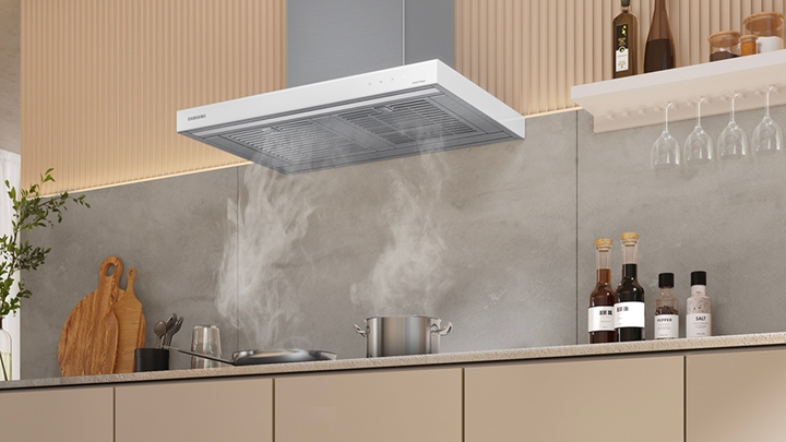 Bespoke Smart Wall Mount Hood 30" in Charcoal | Samsung US