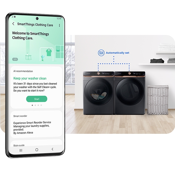 7.5 cu. ft. AI Smart Dial Electric Dryer with Super Speed Dry and ...