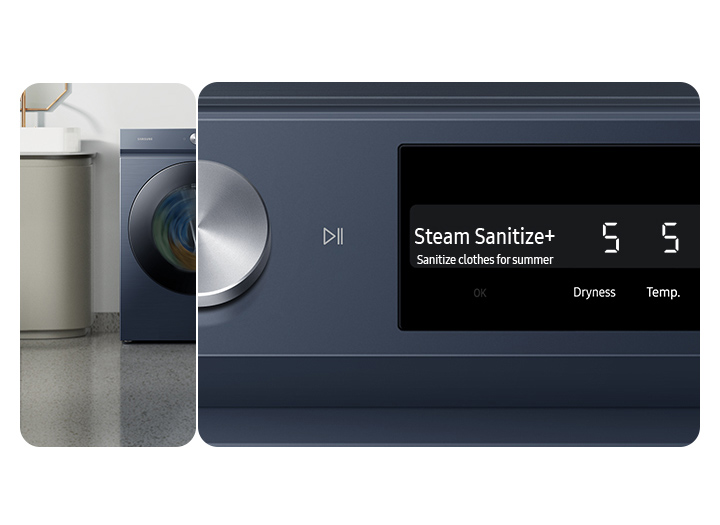 Bespoke 7.5 cu. ft. Large Capacity Electric Dryer with Super Speed Dry ...