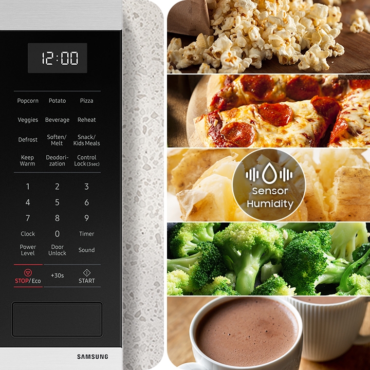 Countertop Microwave 1.9 cu. ft. in Stainless Steel with Sensor Cooking ...