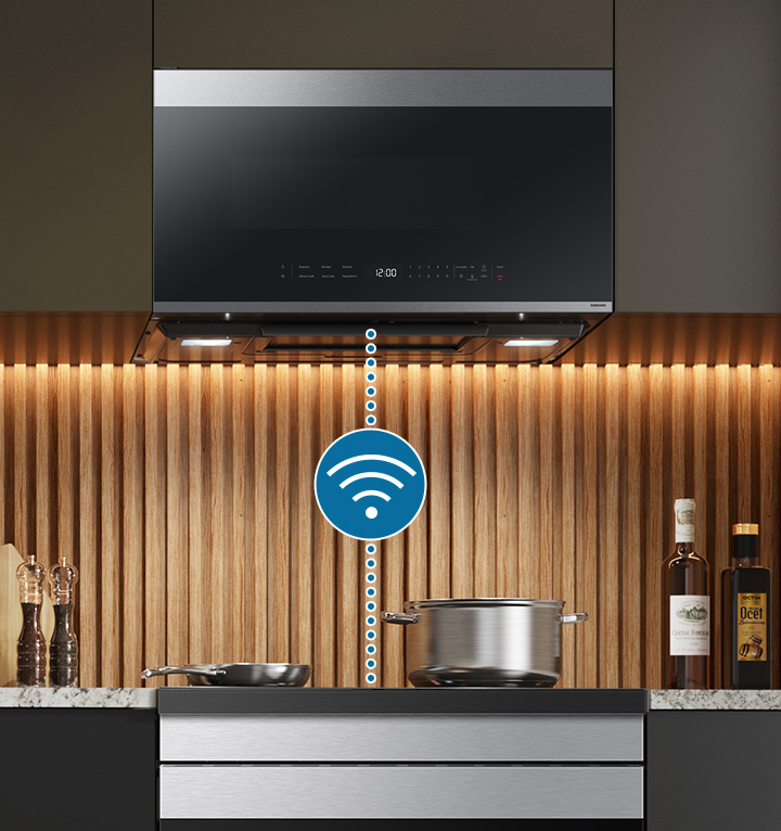 Bespoke Over-the-Range Microwave 2.1 cu. ft. in Stainless Steel with ...