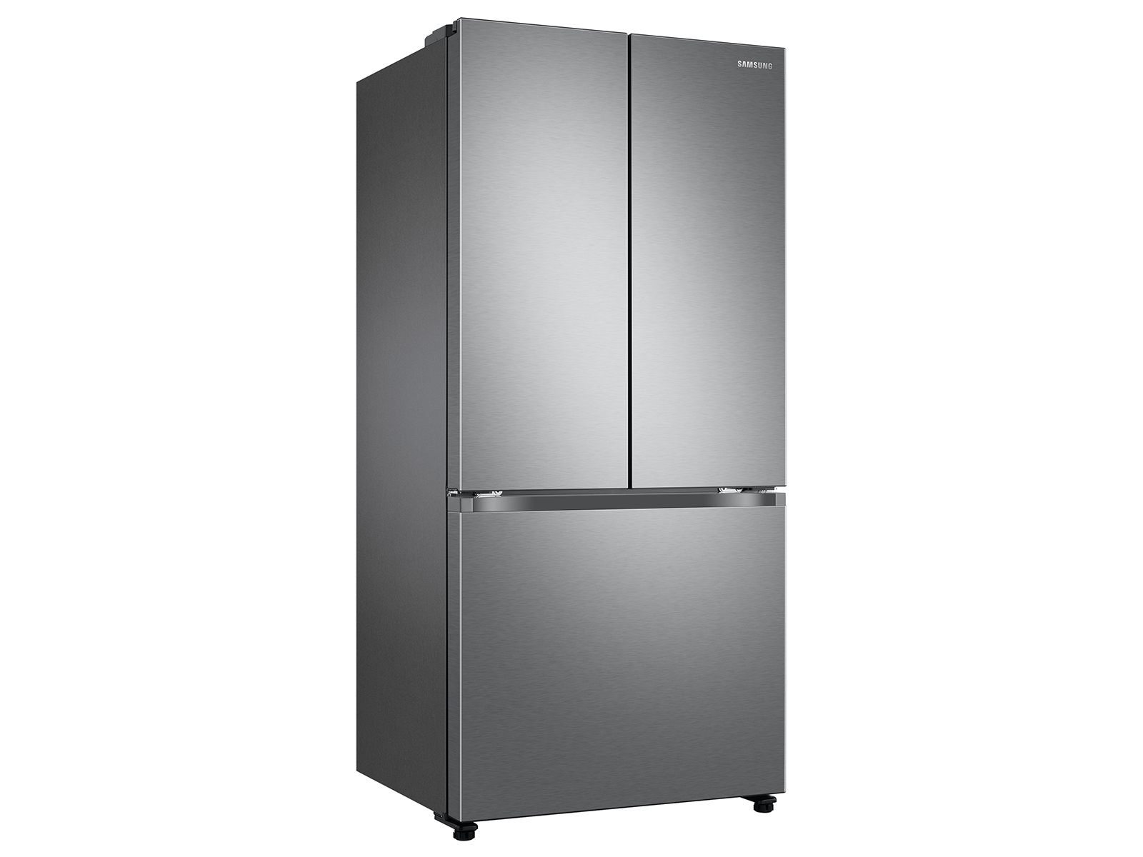 18 cu. ft. Smart Counter Depth 3-Door French Door Refrigerator in ...