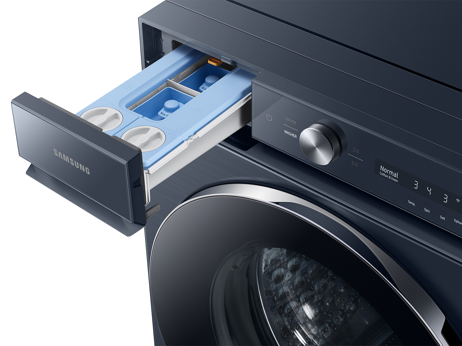 Navy Blue Smart Washer 8900 | Bespoke | Samsung US