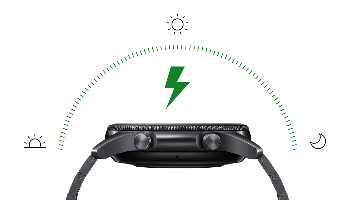 Galaxy Watch3 Titanium (45MM), Mystic Black (Bluetooth) | SM ...