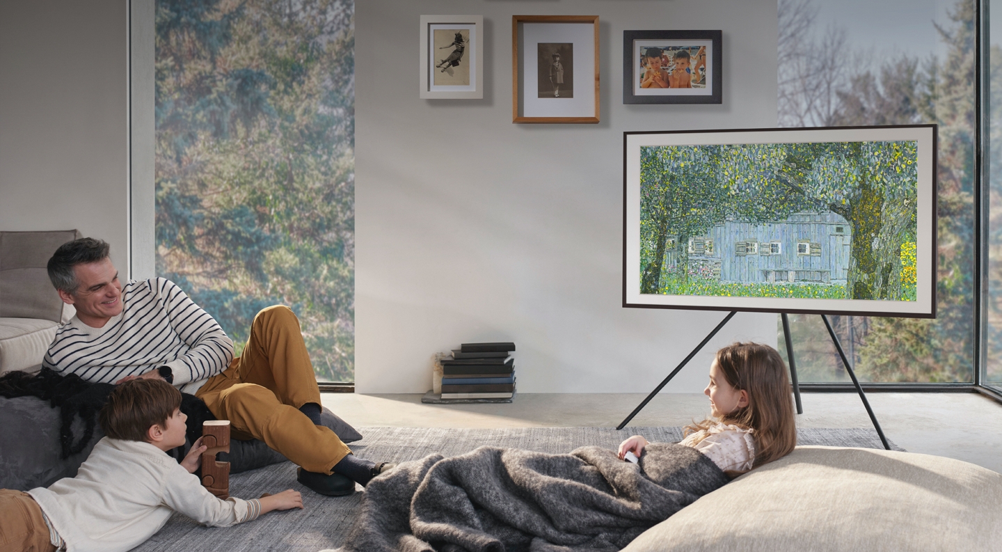 The Frame TV - Design | Bezel Picture Frame TV | Samsung US