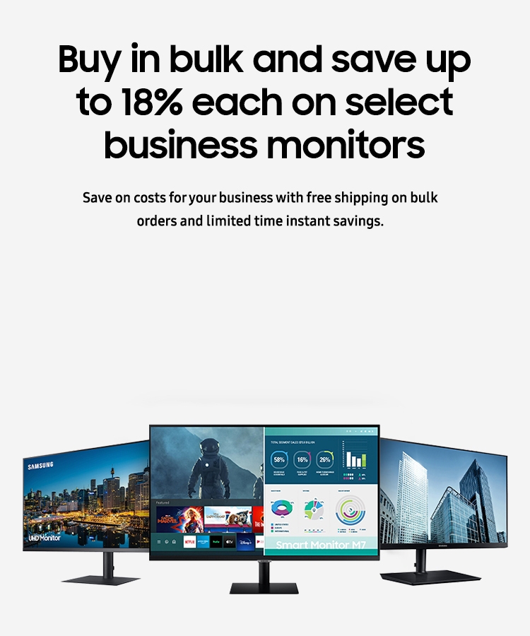 Business Monitors | LED & Ultra-wide Computer Monitors | Samsung Business