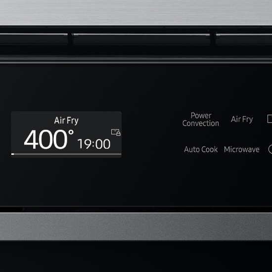 Countertop Microwave 1.2 cu. ft. in Black Glass with Power Convection ...