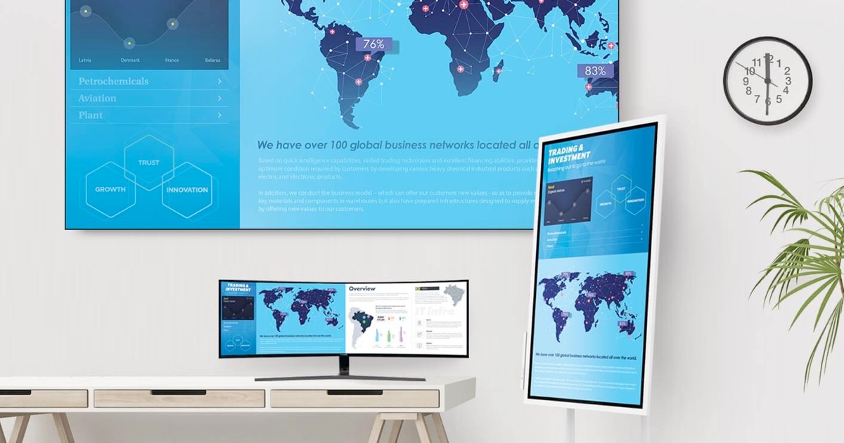 Corporate Signage | Conference Room Digital Signage | Samsung Business