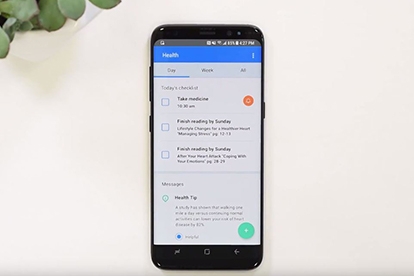 Samsung HeartWise Healthcare Mobile App | Samsung Business