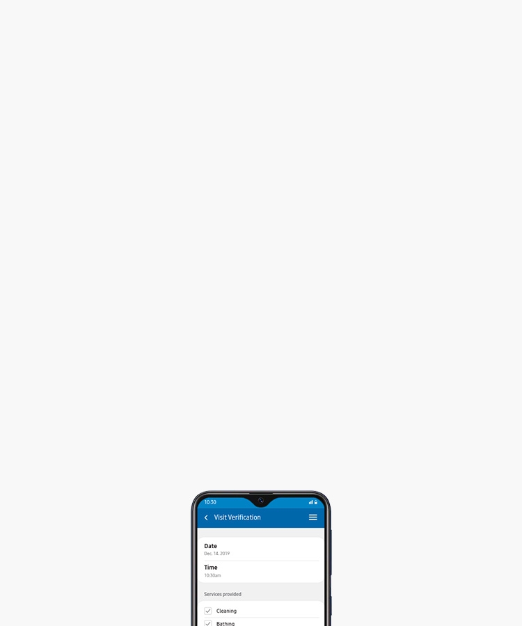Electronic Visit Verification (EVV) Solutions | Samsung Business