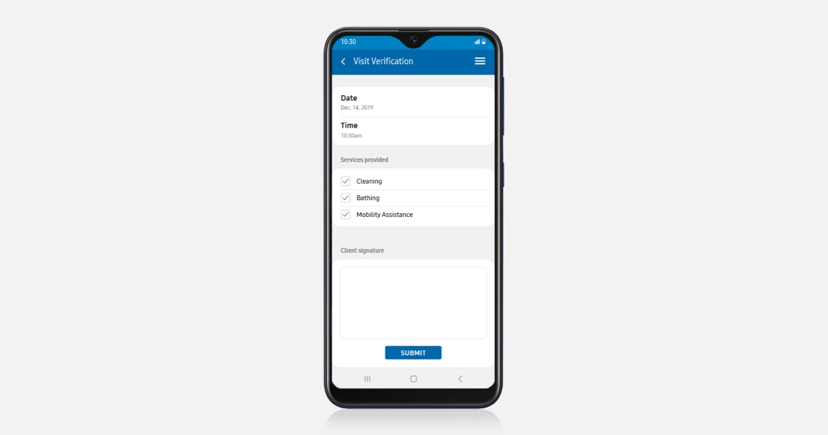 Electronic Visit Verification (EVV) Solutions | Samsung Business