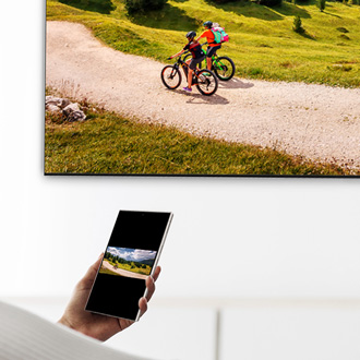 Screen mirroring to your Samsung TV