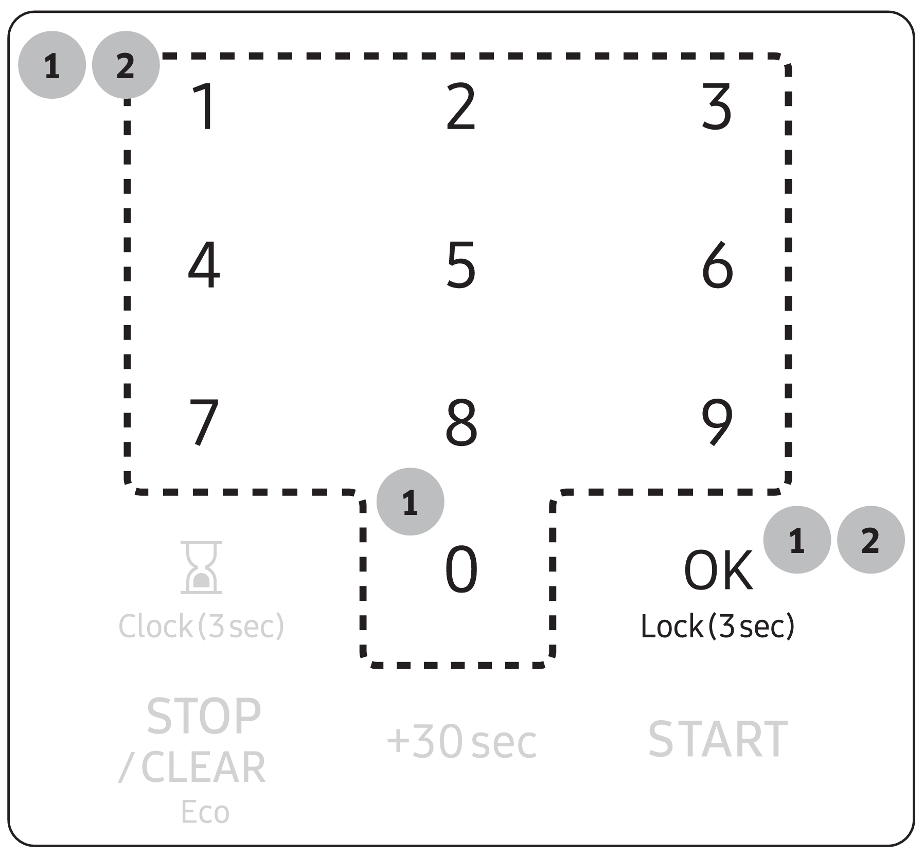 Checking the control panel, Clock Settings, and Demo Mode: MC17T8000C*