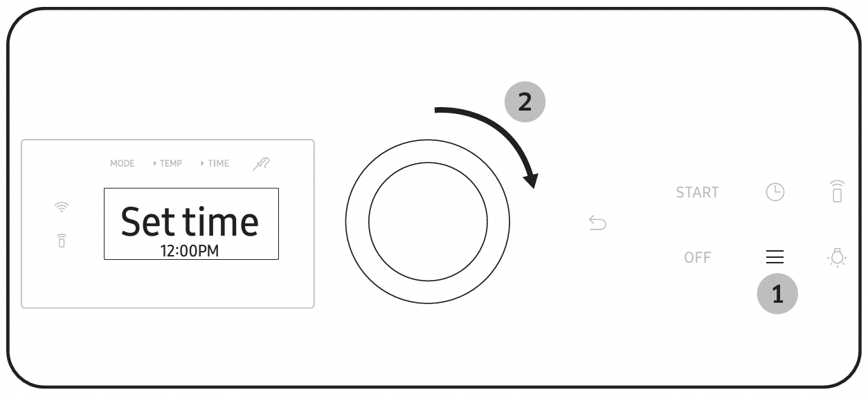 Control panel, Clock, The Sabbath Option, Demo Mode, Calibrate ...