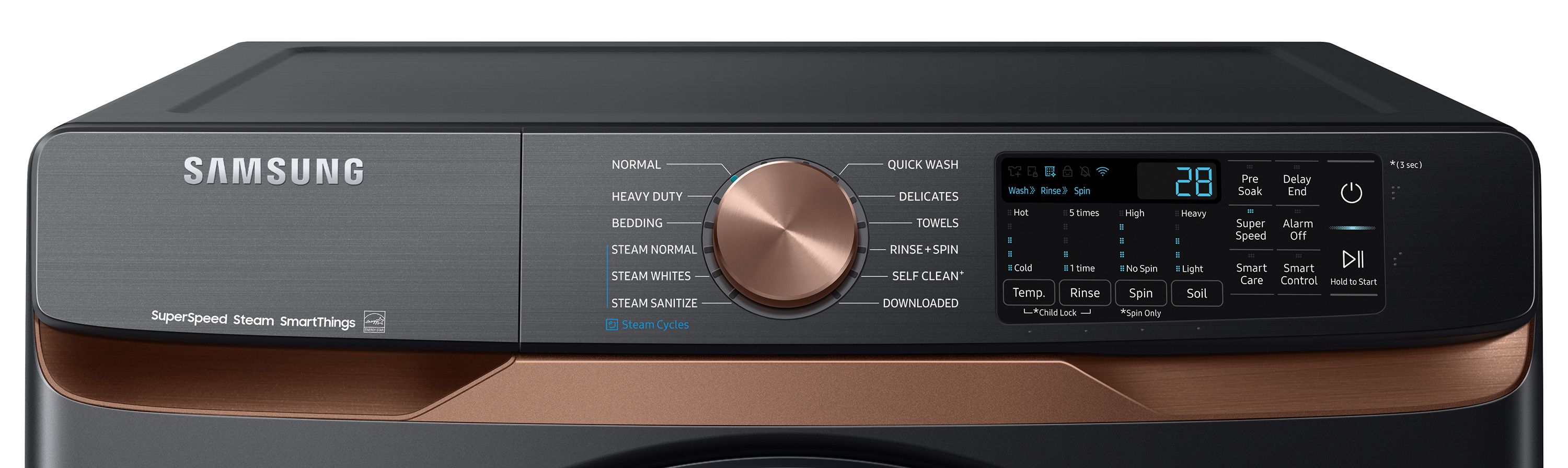 Control panel, Run Calibration, and Cycle Chart: WF50BG83**A*