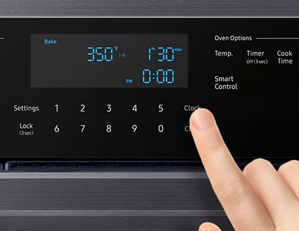 How to set the clock on your Samsung oven