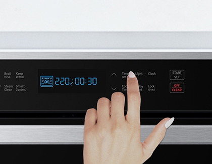 Set or clear the timer on your Samsung oven