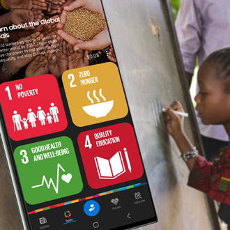 Use Samsung Global Goals on your Galaxy device