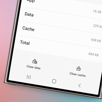 Clear the app cache and data on your Galaxy phone or tablet