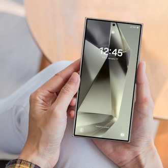 Galaxy phone or tablet screen has green tint or stains