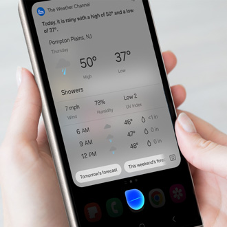 Interact with Bixby through voice or text