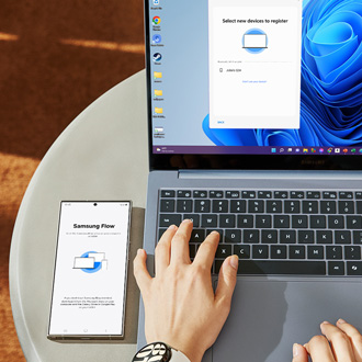 Share your Galaxy phone's screen with Smart View in Samsung Flow