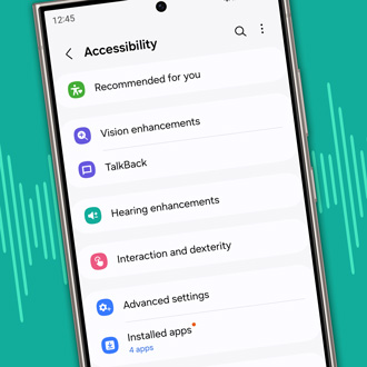 Use Spoken assistance on your Galaxy phone or tablet