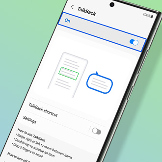 Use TalkBack or Voice Assistant on your Galaxy device