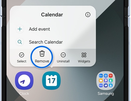 Widgets disappear or do not work on Galaxy phone or tablet