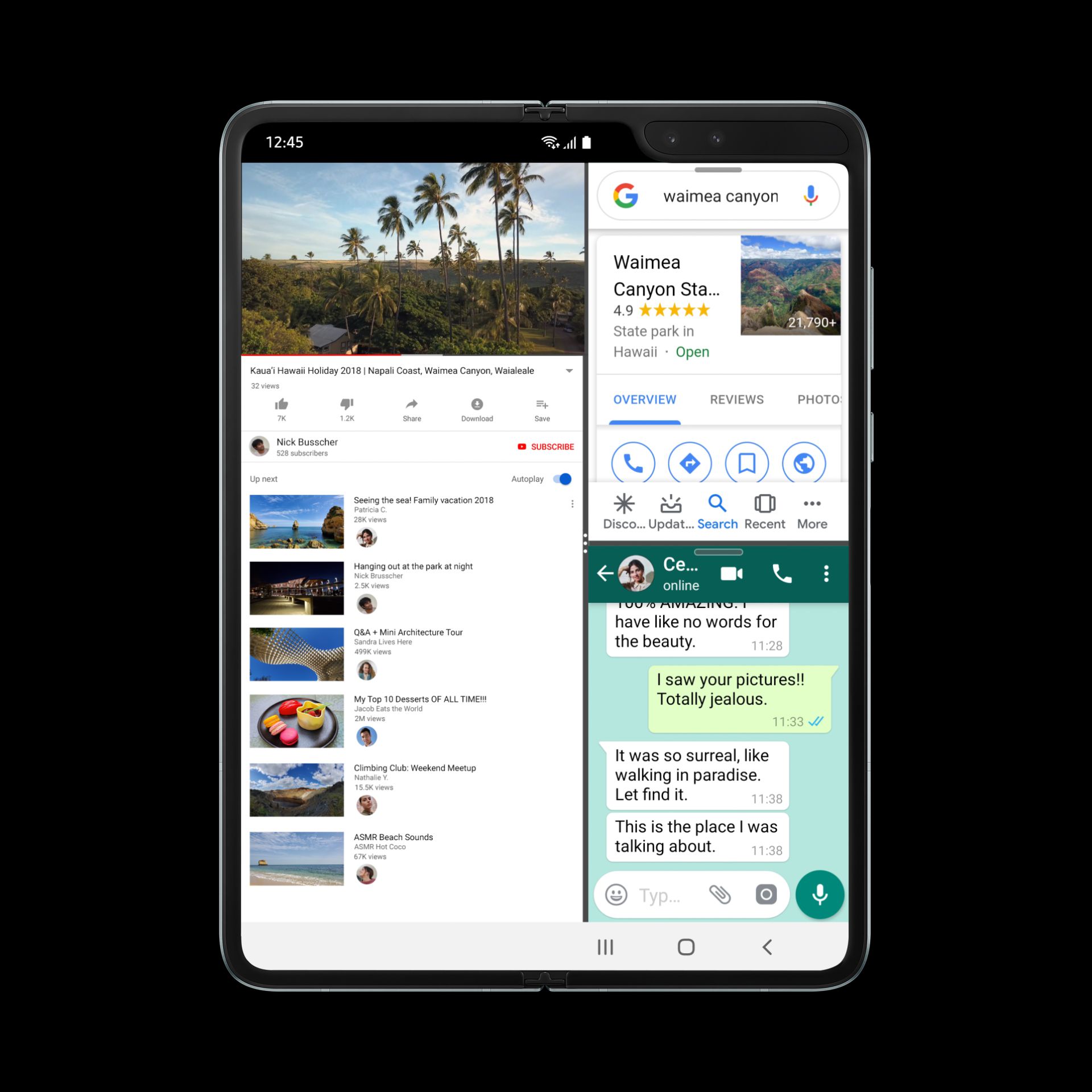 Samsung Galaxy Fold Experience - Multitasking & One Hand Use | Samsung US