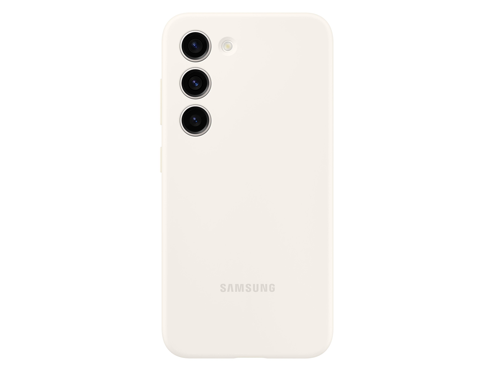 Galaxy S23 Silicone Case, Cream Mobile Accessories - EF-PS911TUEGUS ...