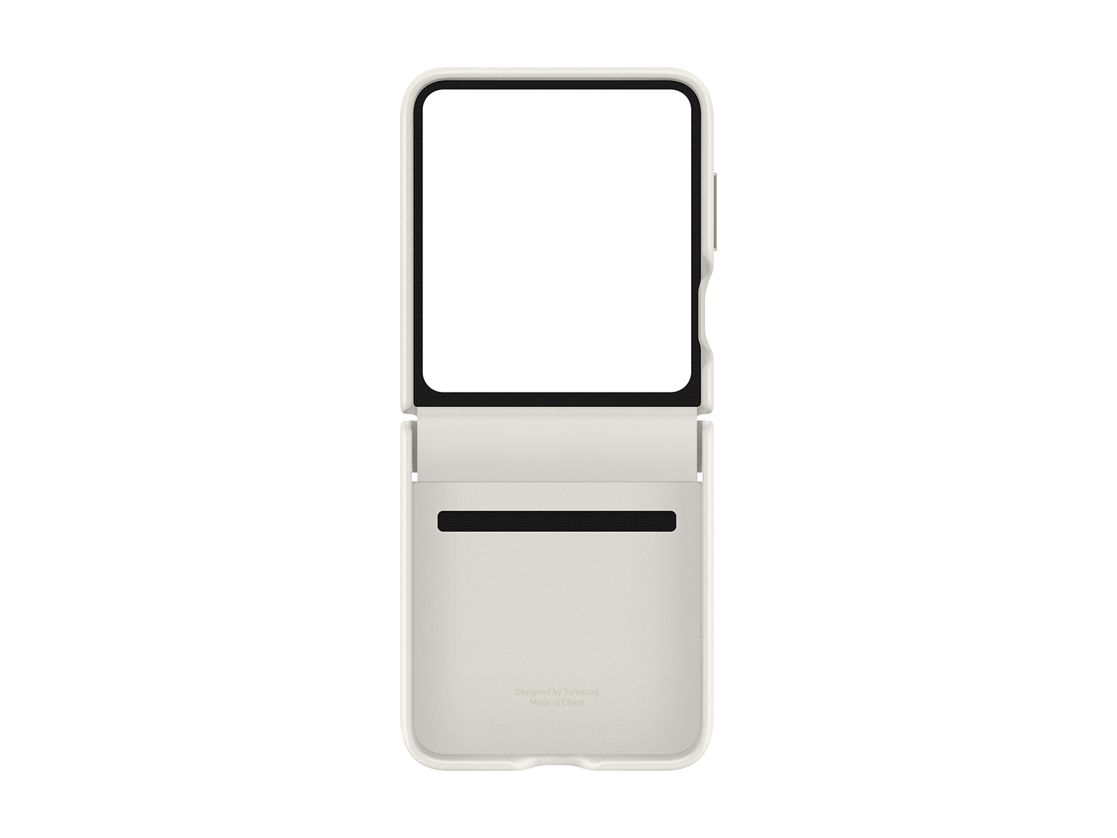 Galaxy Z Flip5 Flap Eco-Leather Case, Cream Mobile Accessories - EF ...