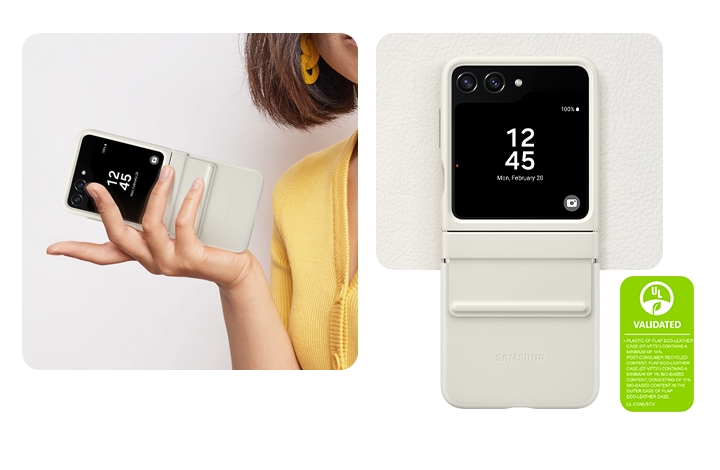 Samsung Galaxy Z Flip 5 Flap Eco-Leather Case - Best Price | Fast Delivery