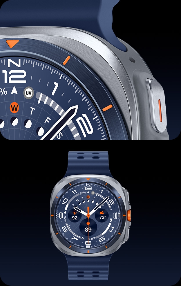 Buy Samsung Galaxy Watch Ultra 47MM Titanium Blue With Marine Blue ...